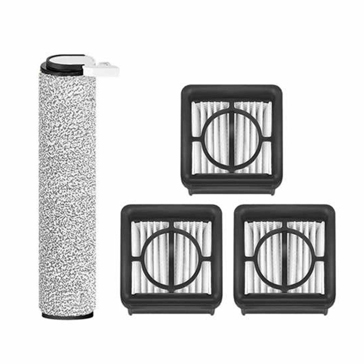 Комплект из 4 роликовых щеток и фильтров Hepa для пылесоса Xiaomi Truclean W20 / 2C / 4C / 2 Lite, сменные части для влажной и сухой уборки
