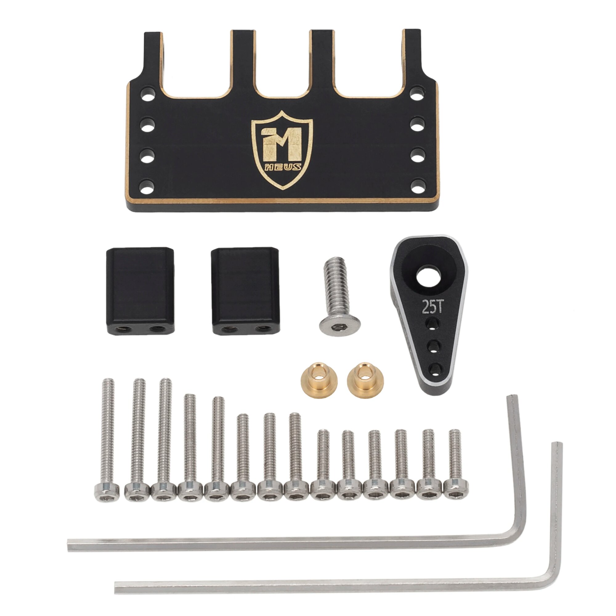 Латунный регулируемый сервопривод MEUS Racing для SCX24 C10 JLU Bronco