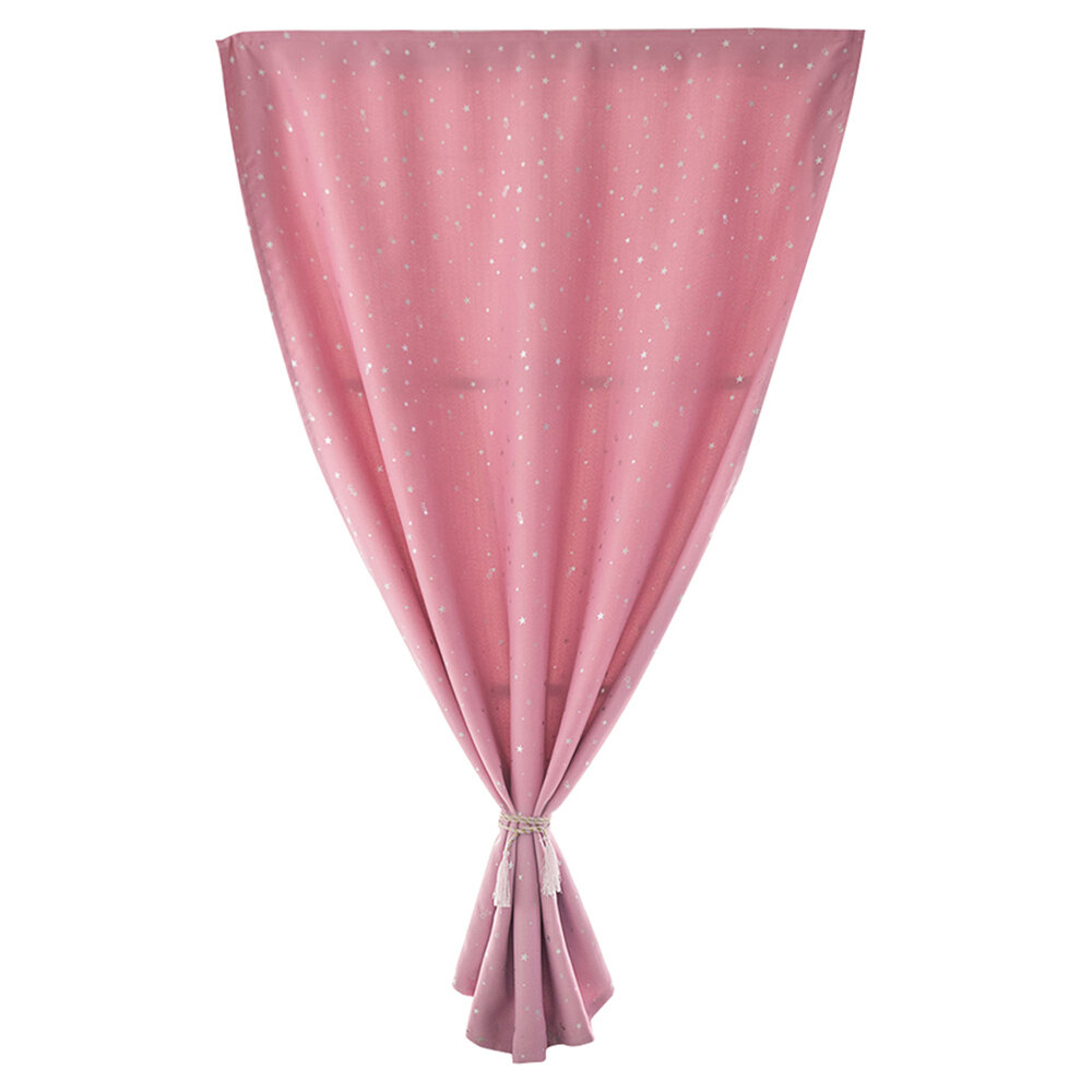 1PC Занавес Aoresac Home Silver Stars Blackout Double Sided Velcro Полиэстер для Жилого Комнаты Спальни, Цвет: Бежевый/Темно-синий/Розовый, Размеры: 60x150cm, 100x150cm, 100x200cm, Пакет: 35*30*1cm, Вес: 270g, 390g, 540g, СВес: 270g, 390g, 540g, В