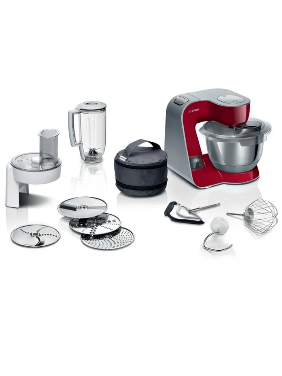 Кухонный комбайн Bosch MUM5X720 (1000 Вт, 7 насадок, объем чаши: 3.9 л)