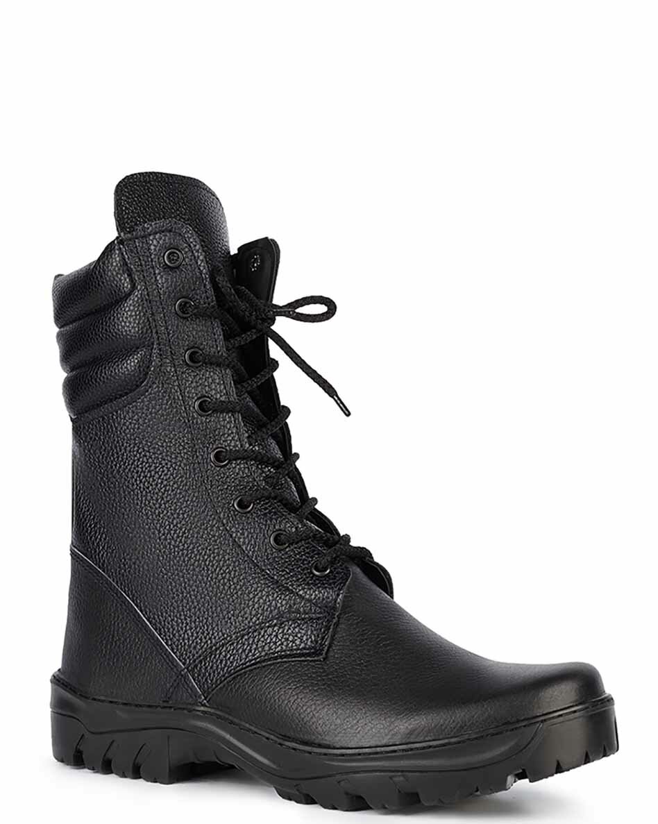 Ботинки с высоким берцем "Ратник-Зима" на иск. меху, подошва резина (в уп. 8 пар), 45