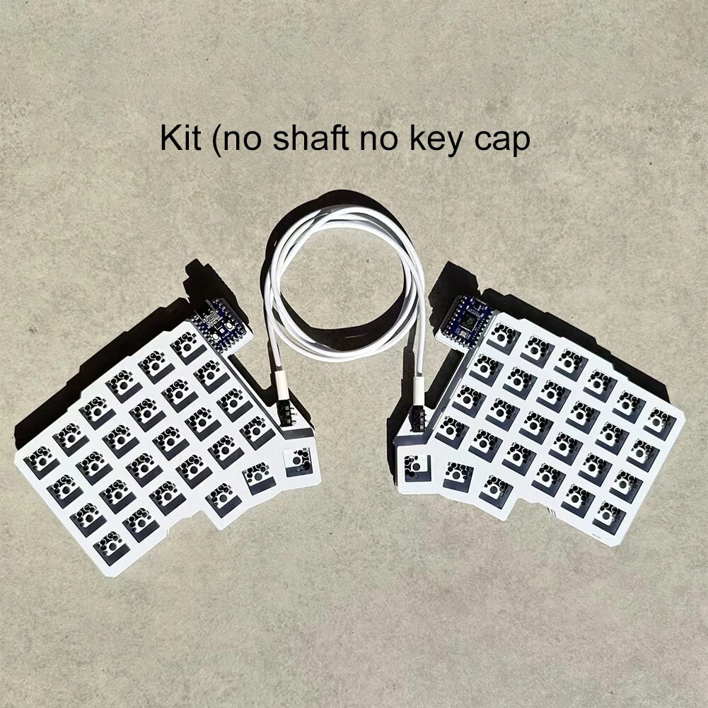 Проводная механическая клавиатура ALLOYSEED 61 клавиш No Keycaps Axis