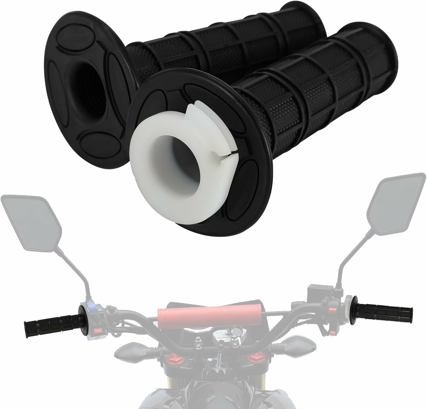 Ручки руля 22 мм для мотоцикла мопеда скутера