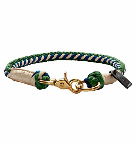 Ошейник Хантер для собак Синий с Зеленым 50/M-L (50 см)