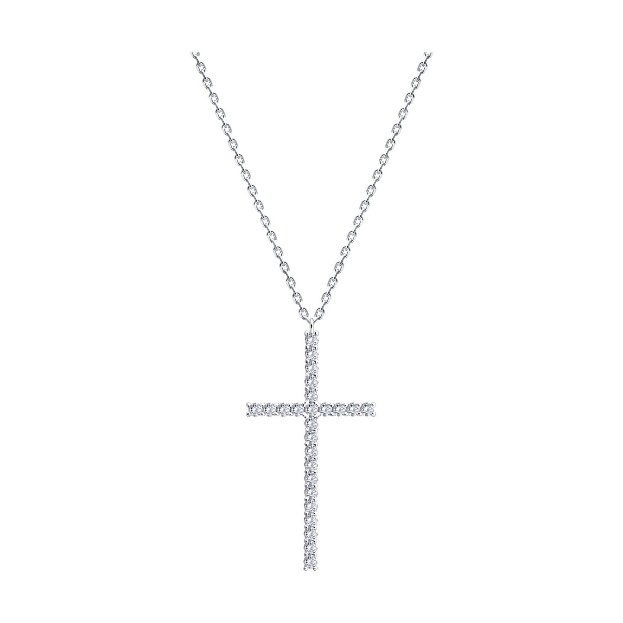 Колье, серебро, 925 проба, родирование