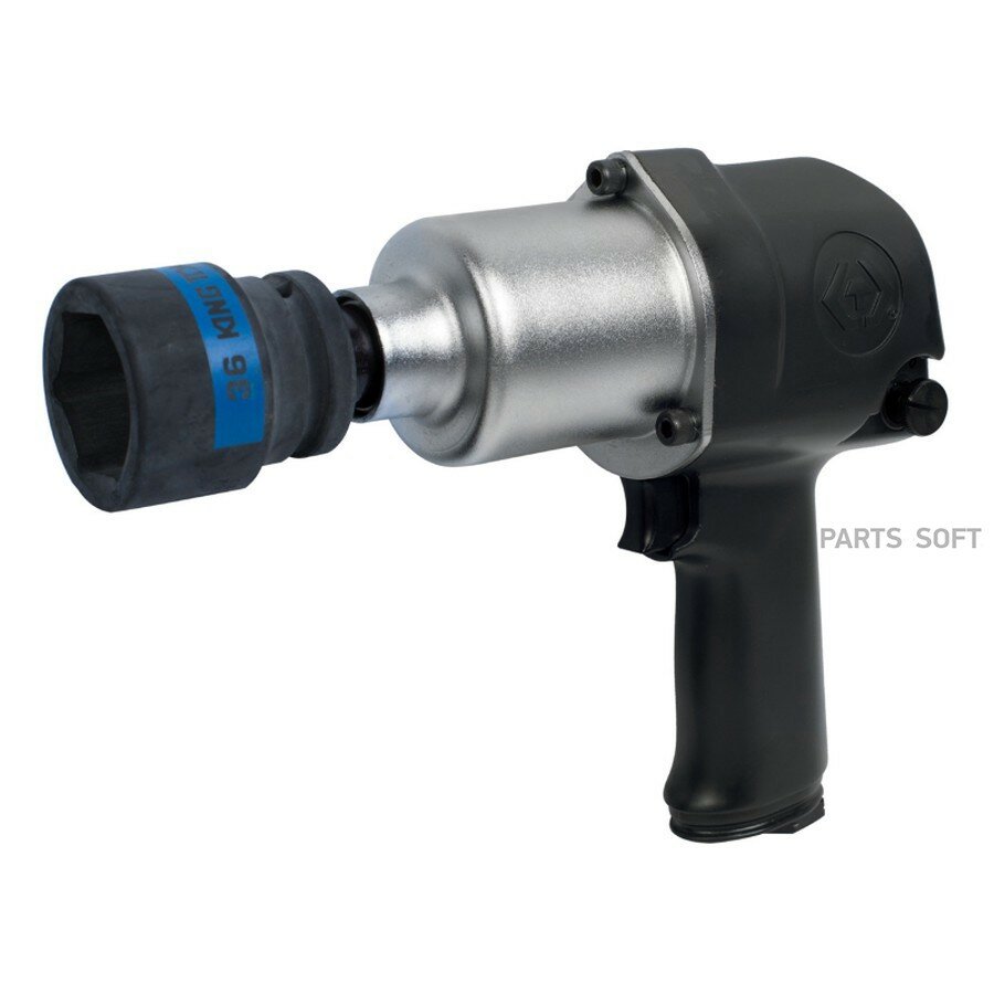 KING TONY Гайковерт пневматический ударный 3/4, 949 Нм, в комплекте 3 торцевые головки от официального дистрибьютора, KING TONY, артикул P33611055B