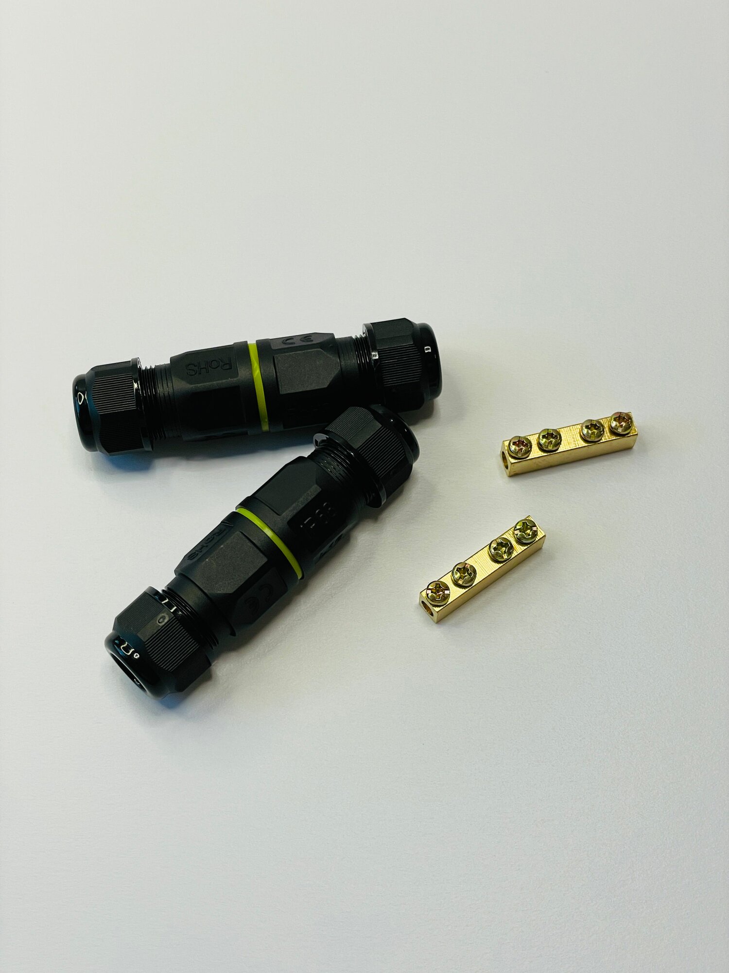 2 шт. Соединитель проводов электрических, герметичный коннектор ip 68, муфта соединительная для ремонта проводов, разъем 1 контакт