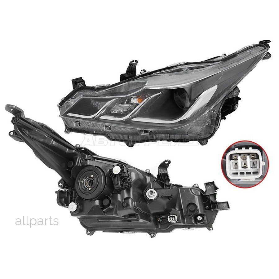 SAT ST-212-11Y2L Фара Toyota Corolla (E210) 18-22 (Слева/ Галоген/ С электрокорректором)