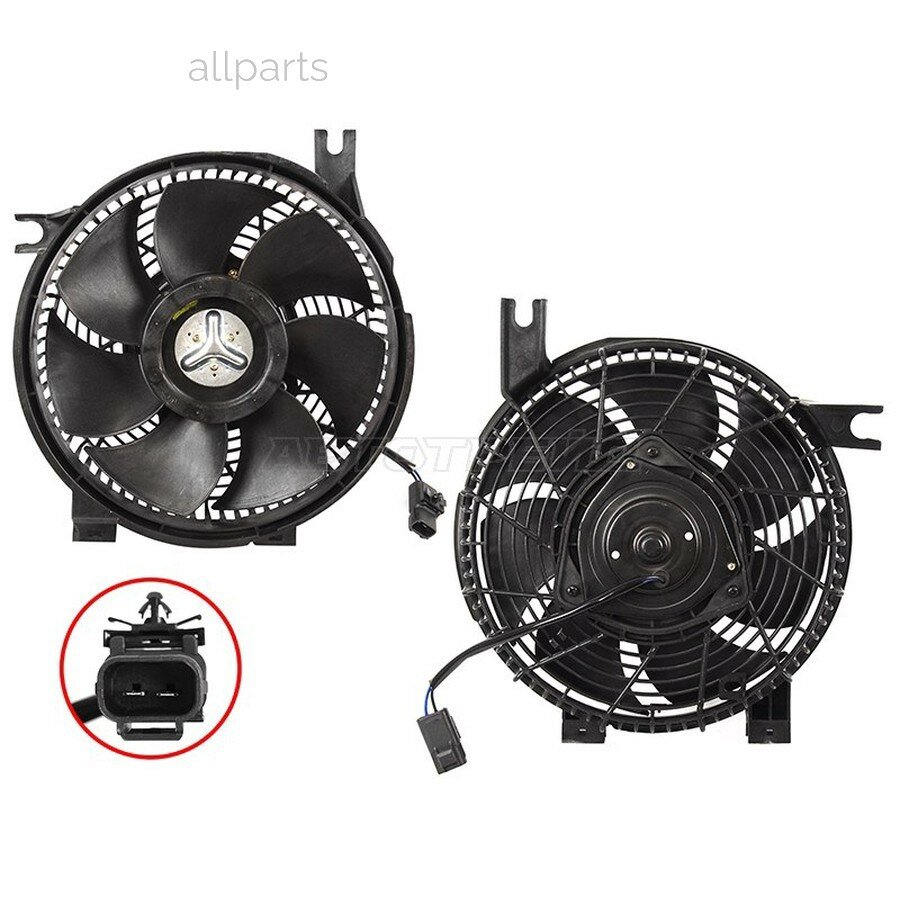 SAT ST-59-0036 Диффузор радиатора кондиционера в сборе TOYOTA LC PRADO 150 KD