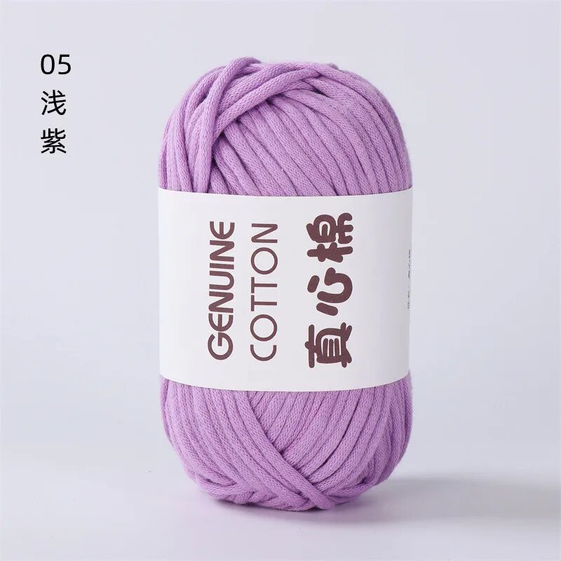 Пряжа GXM 68% хлопок, 32% нейлон для вязания Сиреневый, 05