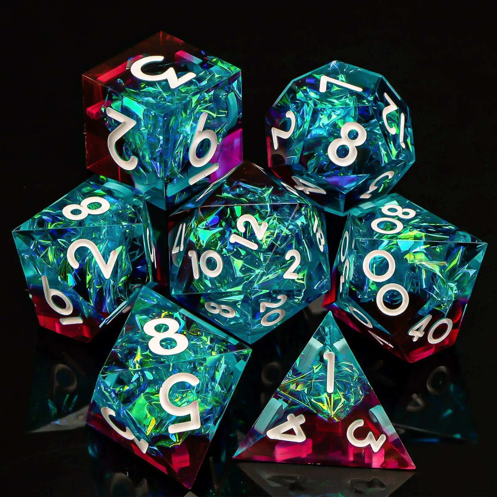 Набор кубиков D&D R1211, акрил, цветной
