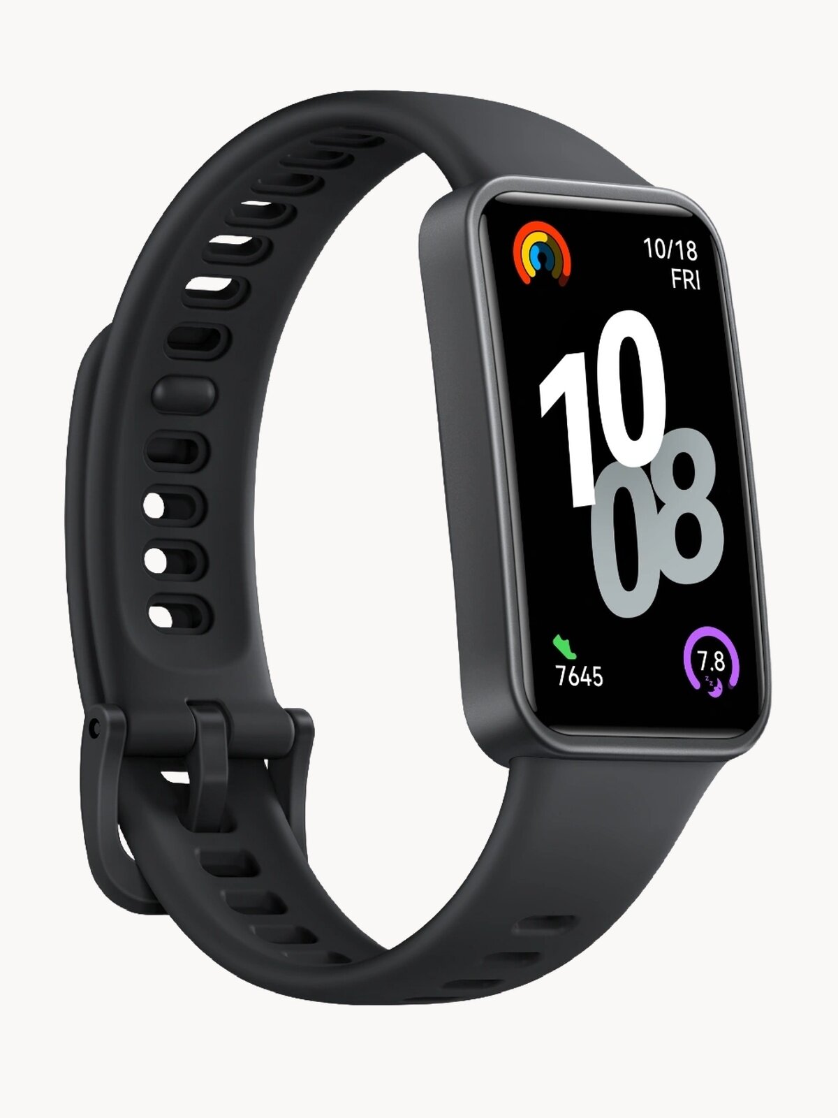 Фитнес браслет HUAWEI Band 10, матовый черный, алюминиевый корпус 43 мм