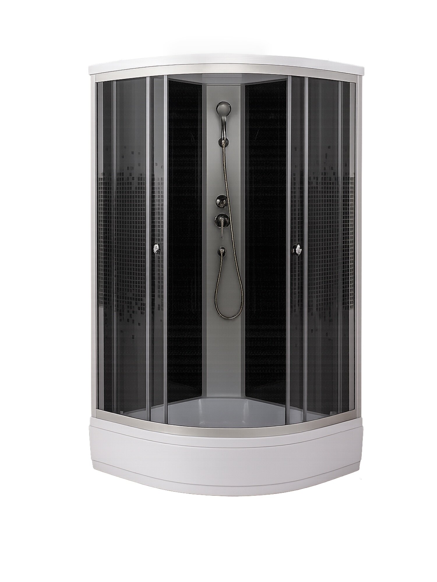 Душевая кабина BAU Stil 900x900х215, прозрачное закаленное стекло