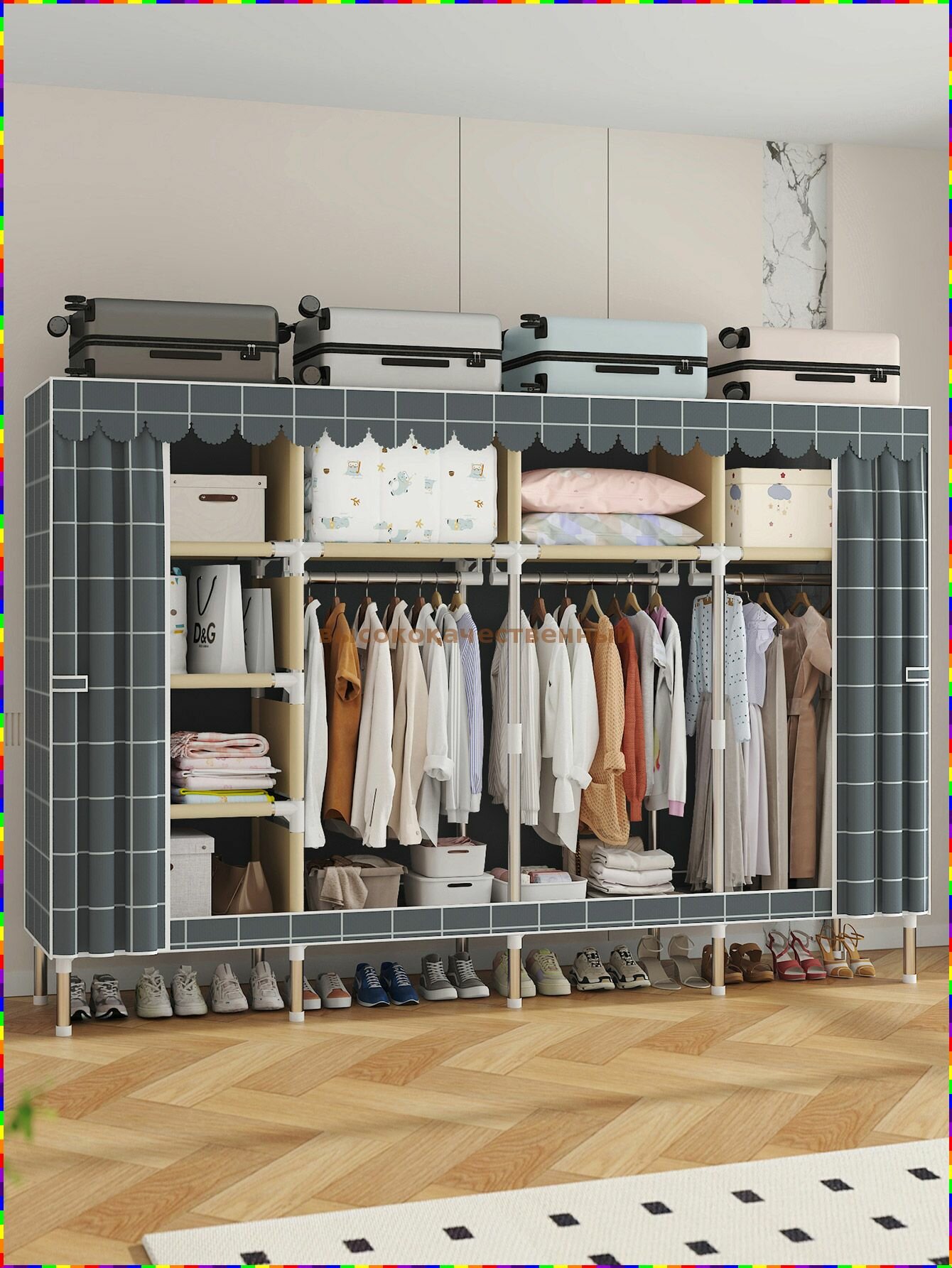 Шкаф для одежды из нетканого полотна