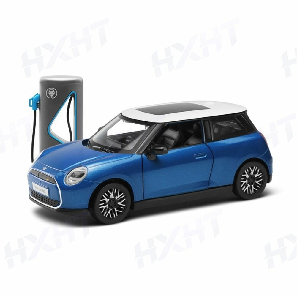 Mini Cooper Литая Металлическая Модель 1:28, С Имитацией Окон, Коллекционная