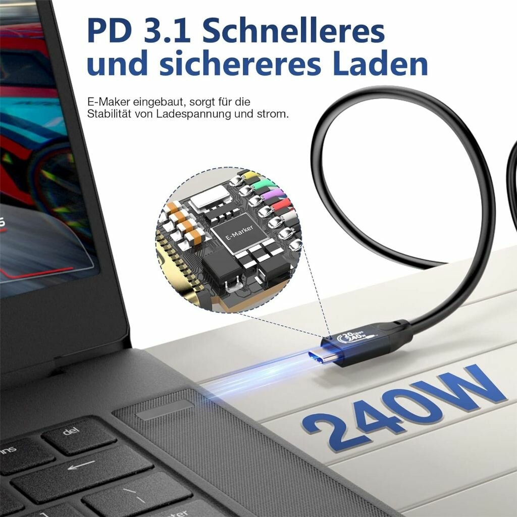 USB3.2 Gen2 Type C кабель - 2 метра — фото 1