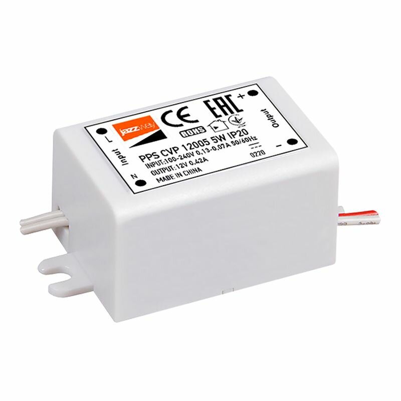 Блок питания для светодиодной ленты 12V 5W IP20 Jazzway