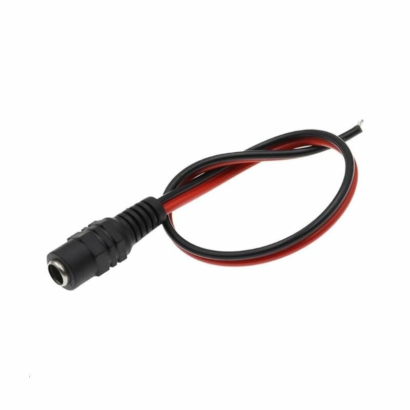 Огнестойкий кабель DC5.5x2.1 мм для питания 12В, - Женский