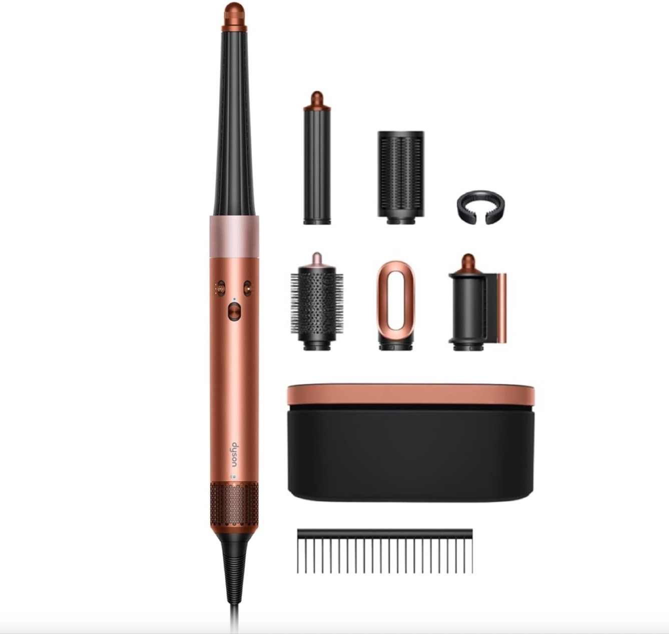 Стайлер Dyson i.d. and Strait+Wavy HS08, Amber Silk +переходник