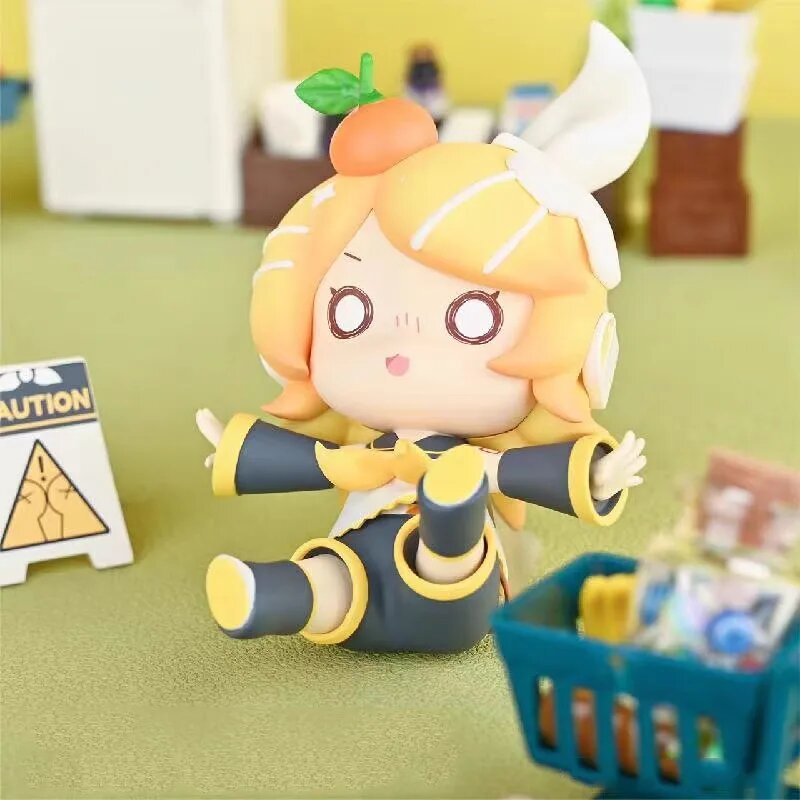 MINISO Фигурки Kawaii Fall Down Kagamine Rin & Meiko no box