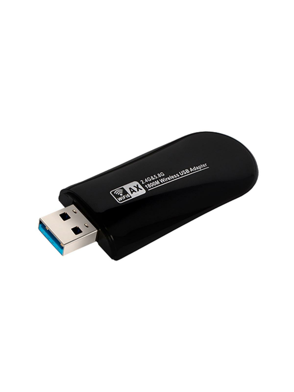 Double Band USB3.0 WiFi Adapter with Antenna Bluetooth-compatible 5.4 Adapter for Desktop Enhanced Signal 1800Mbps