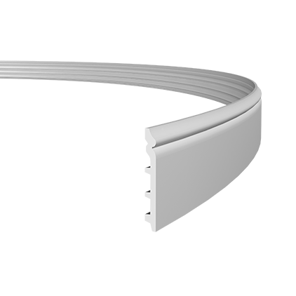 Плинтус Гибкий Европласт Лепнина 1.53.110 Д2000хШ19хВ138 мм.