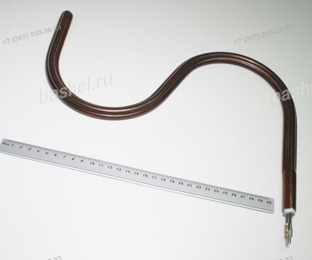 ТЭН для духовки Мечта 1000W 670-14/1,0S220F3 (нижний, S-образный с отгибом)