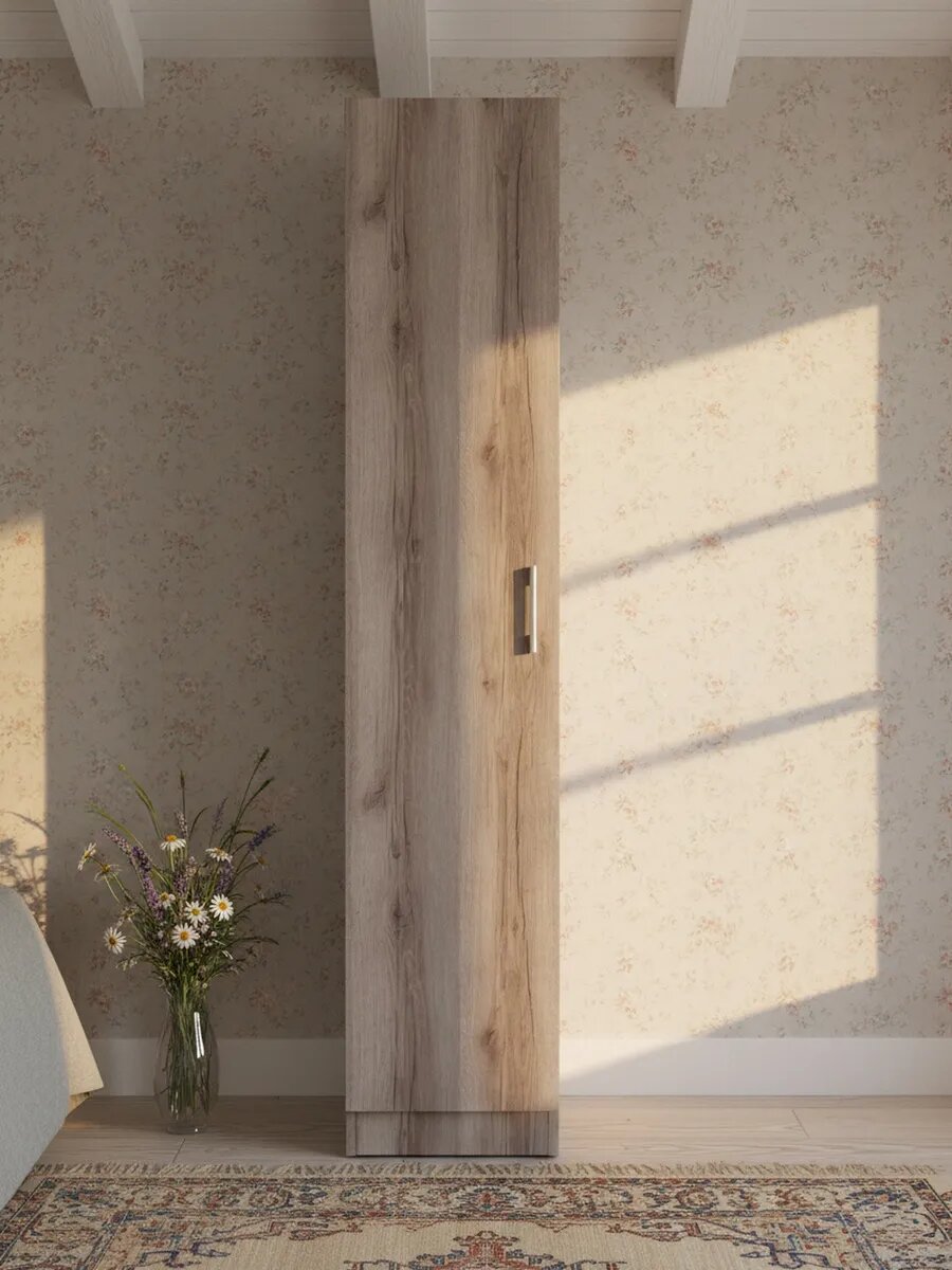 Шкаф пенал FRESTER деревянный для одежды в спальню прихожую, от производителя