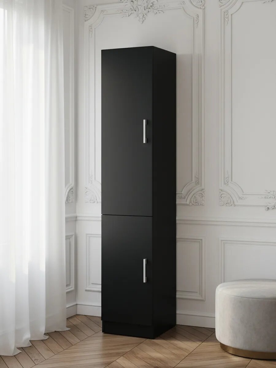 На балкон деревянный шкаф пенал FRESTER с полками в прихожую, от производителя