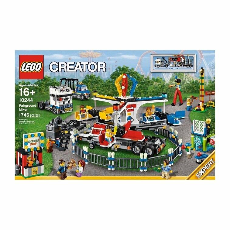 LEGO Creator Большой Парк развлечений CARNIVAL Креативная Универсальная Коллекция Конструкторы 1746 элементов 10244 null