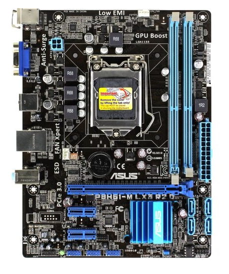 Материнская плата ASUS P8H61-M LX3 R2.0 сокет LGA1155 DDR3 microATX