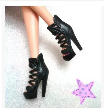 Различные стили на выбор, повседневные туфли на высоком каблуке для куклы BB 1:6, модные милые новейшие BBI00114