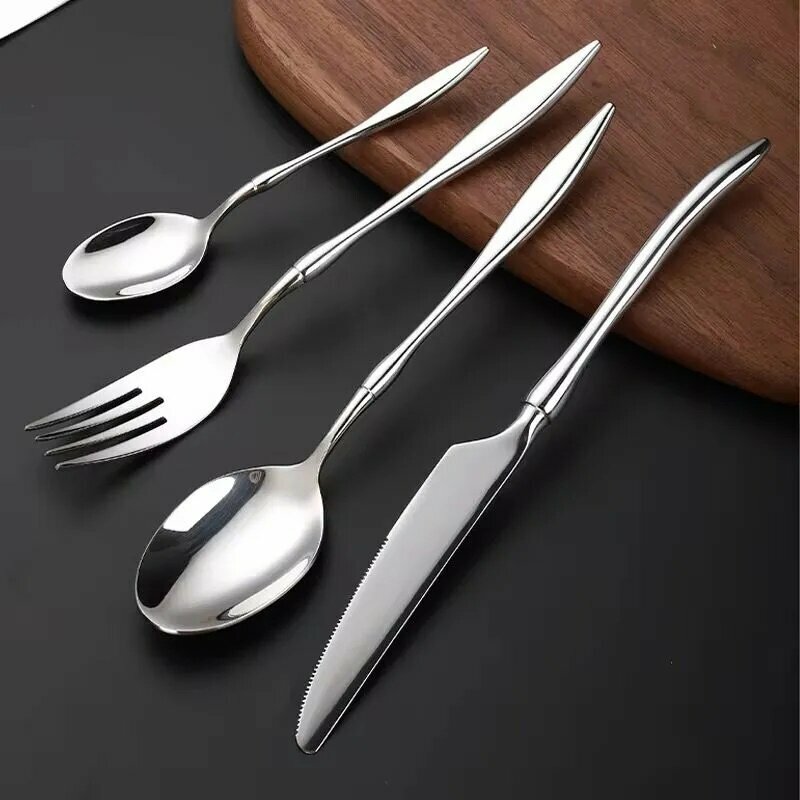 ROYAL KITCHEN Набор столовых приборов премиальные столовые приборы 4 предм. белый