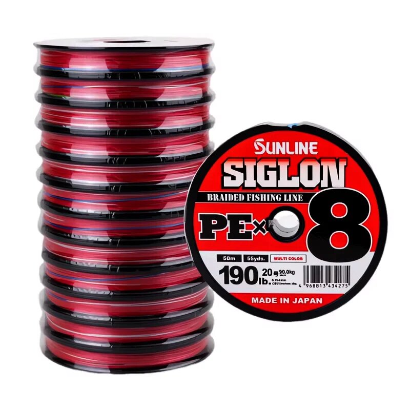 SUNLINE SIGLON X8, леска плетеная, 100м, 0.8, цветная