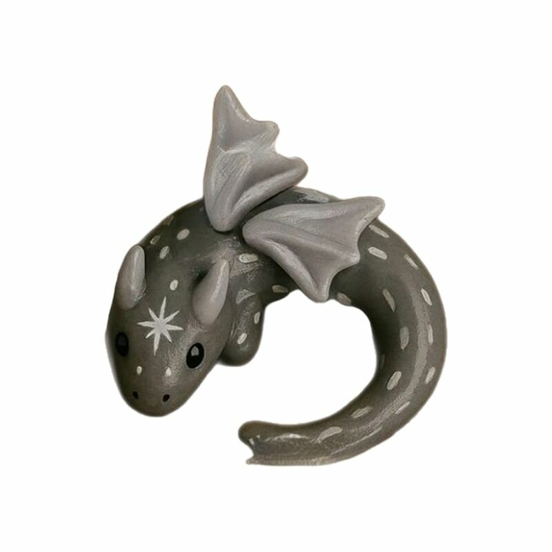 Набор для Усыновления Дракона Эмоциональной Поддержки-Серый