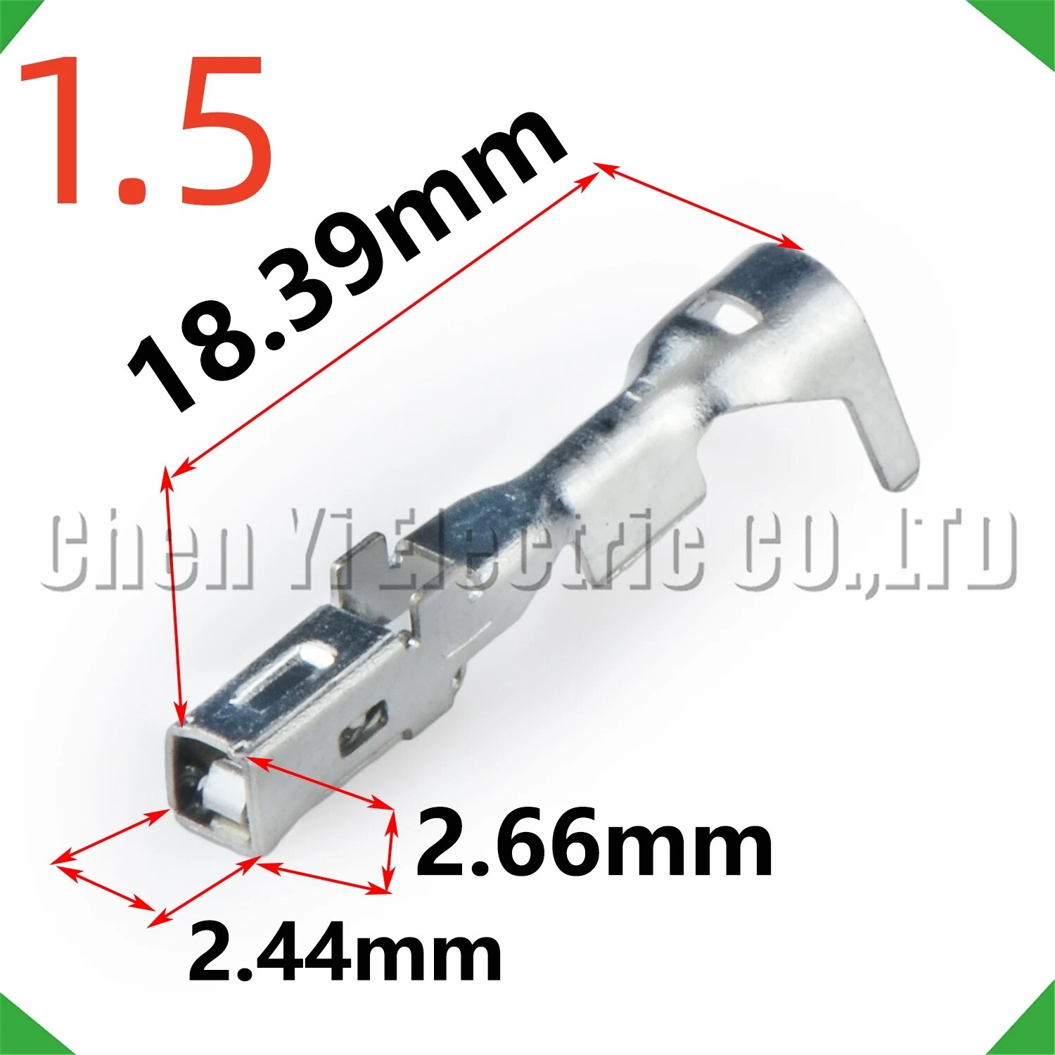 Обжимные штифты 1.5мм, 50PCS Female