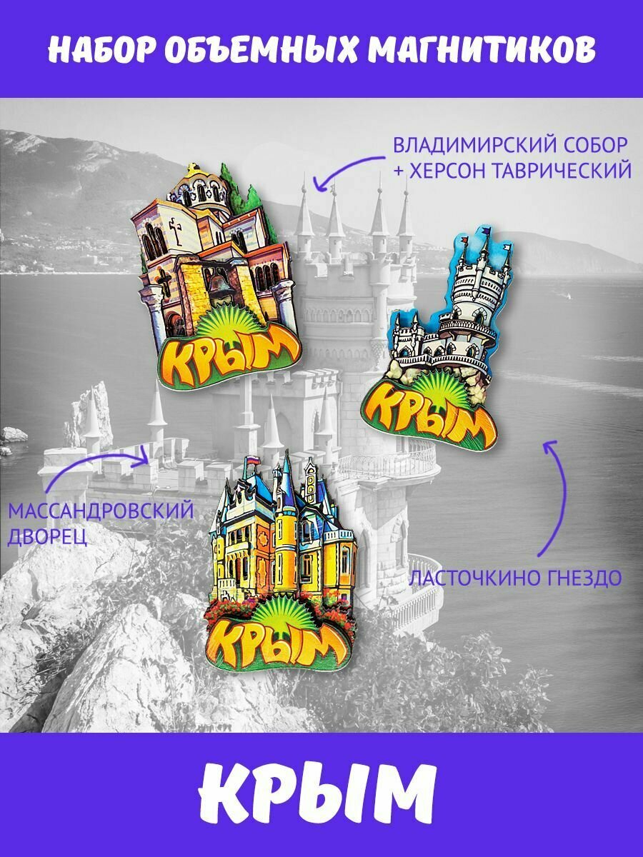Сувениры Крым, магнит на холодильник