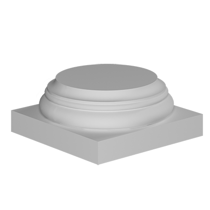 База Колонны Европласт Лепнина 4.13.001 Ш482хВ199хГ482 мм.