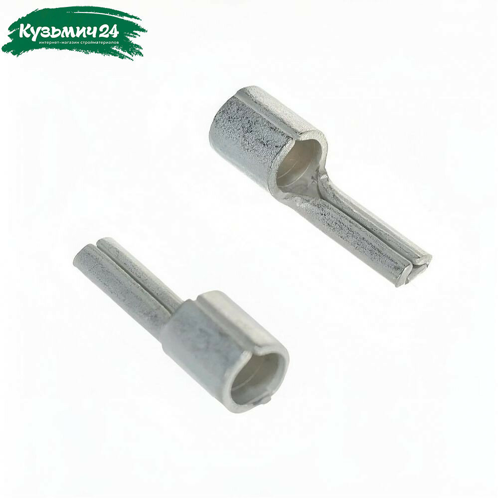 Наконечник штыревой КВТ НШП-10 кв. мм, плоский, штифтовой, 50308