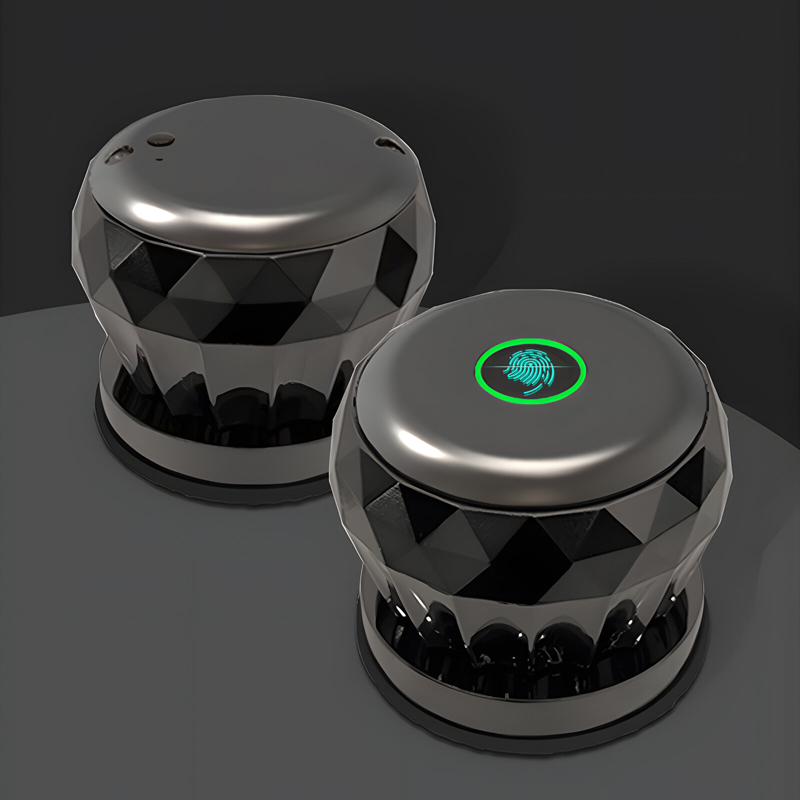 3 в 1 умная дверная ручка со сканером отпечатков пальцев - бесключевой доступ, умный дверной замок с управлением из приложения + 2 ключа + биометрическая дверная ручка из алюминиевого сплава со сканером отпечатков пальце