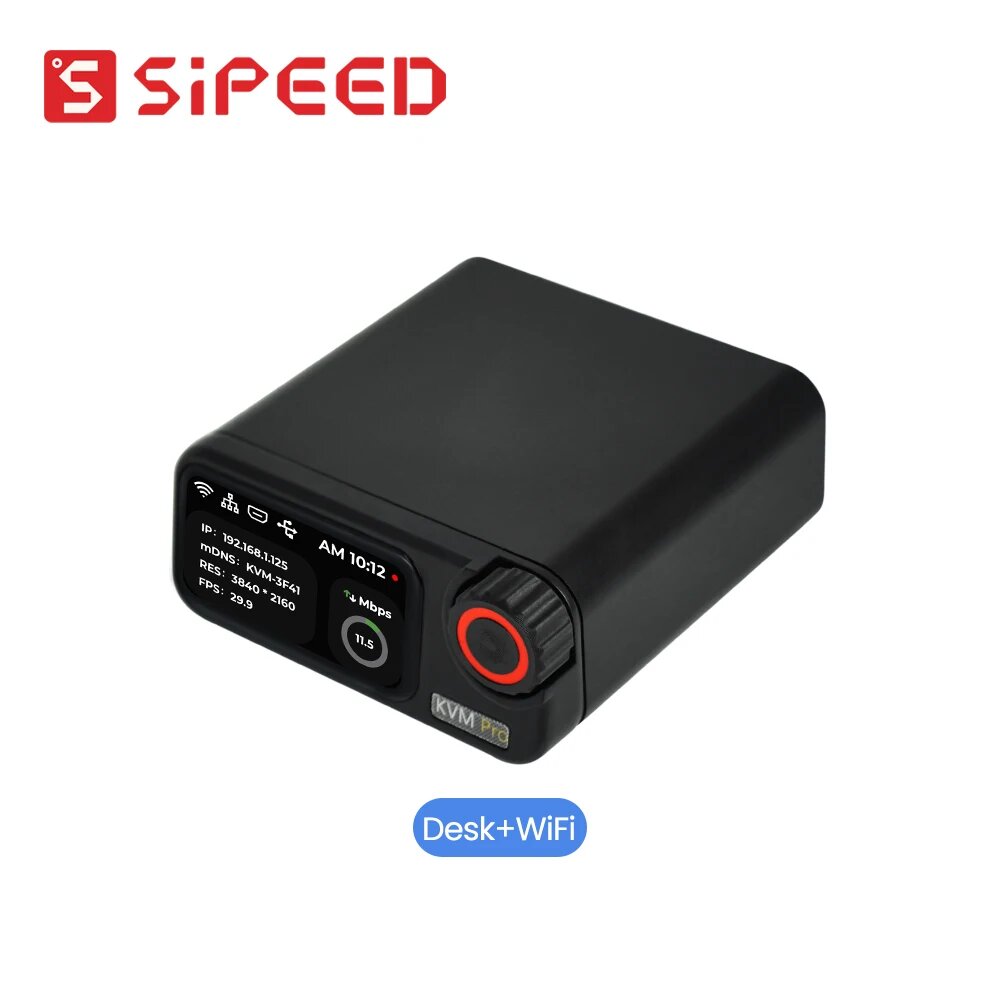 Sipeed NanoKVM-Pro PiKVM 4K IP-KVM GbE WiFi6 PoE Пульт дистанционного управления HomeLab Сервер NAS AI Агент HDMI второй экран светодиодная лента