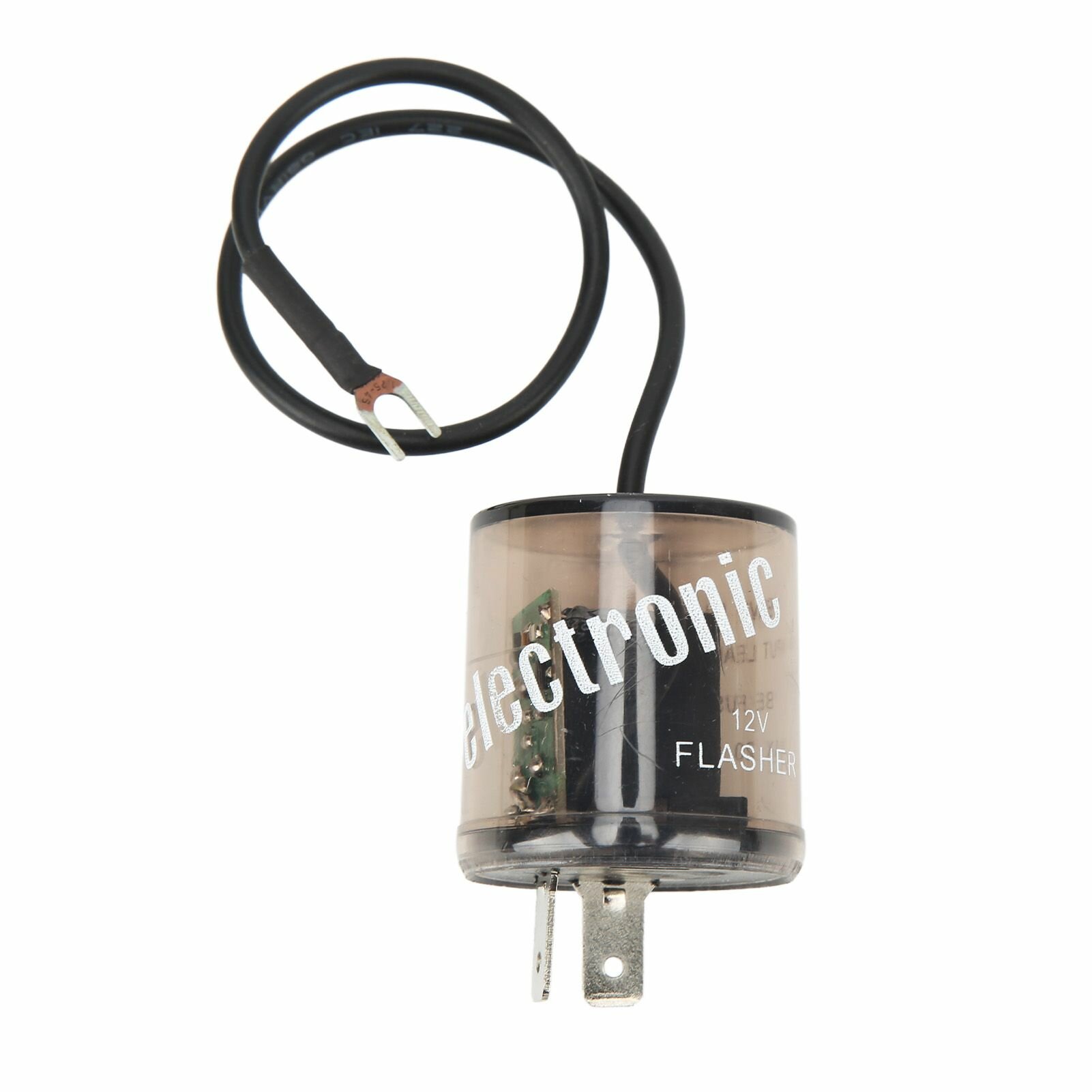 2-контактное электронное реле мигалки, светодиодные указатели поворота, лампы, реле DC12V, универсальное для автомобиля, мотоцикла