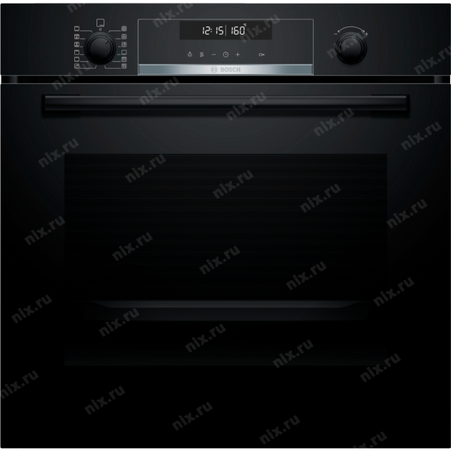 Bosch HBG578EB3 Электрический духовой шкаф с конвекцией, объем 71 л, 10 режимов, автопрограммы, очистка пиролитическая