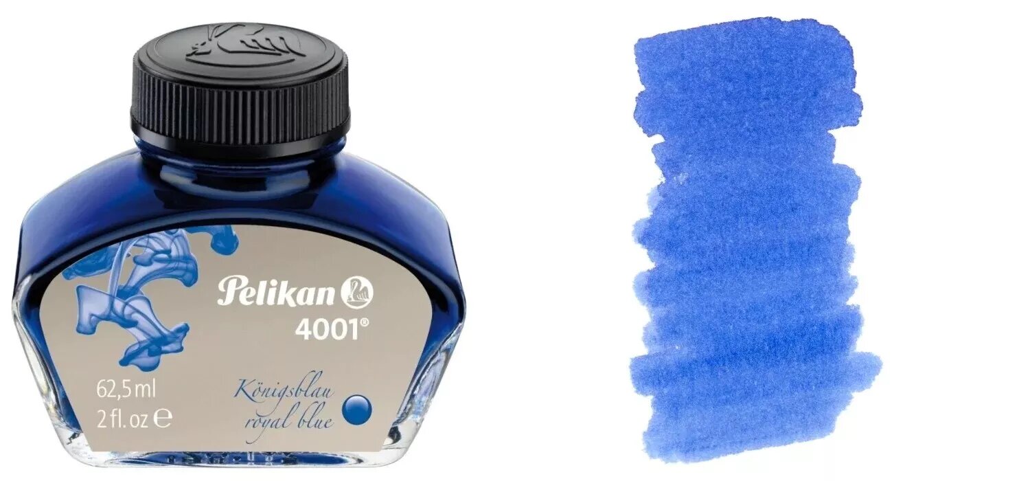 Флакон с синими чернилами Pelikan INK 4001 76 Royal Blue 62.5мл (329136)