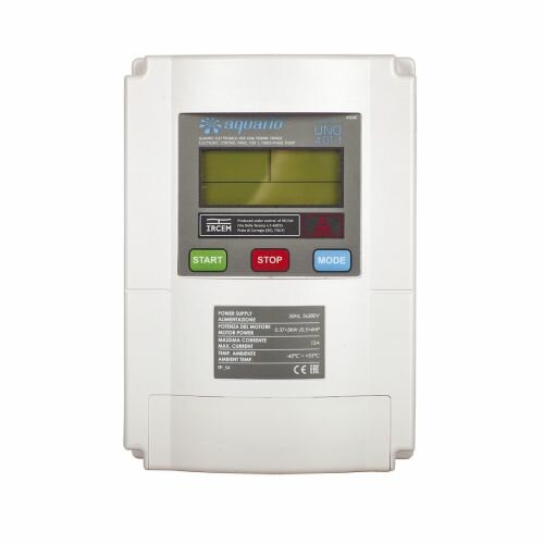 Шкаф управления и защиты 3-х фазный (4-7,5кВт) UNO10.0T-1 AQUARIO 6210 (Акварио)