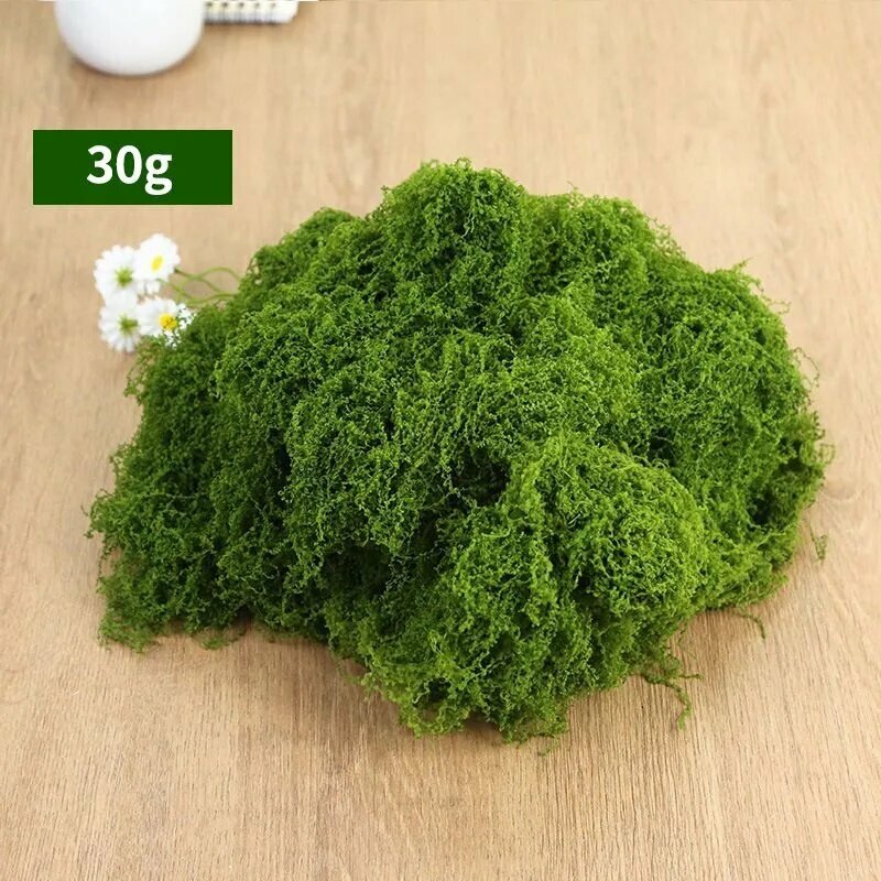 Зеленая ткань мха для Веддинг оформления с пользой естественной