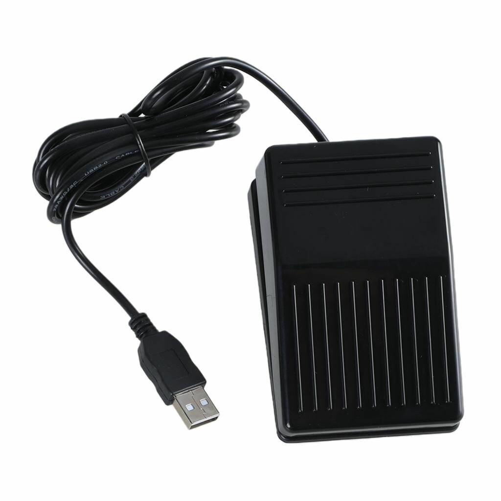 USB-педаль для управления клавишами, Черный