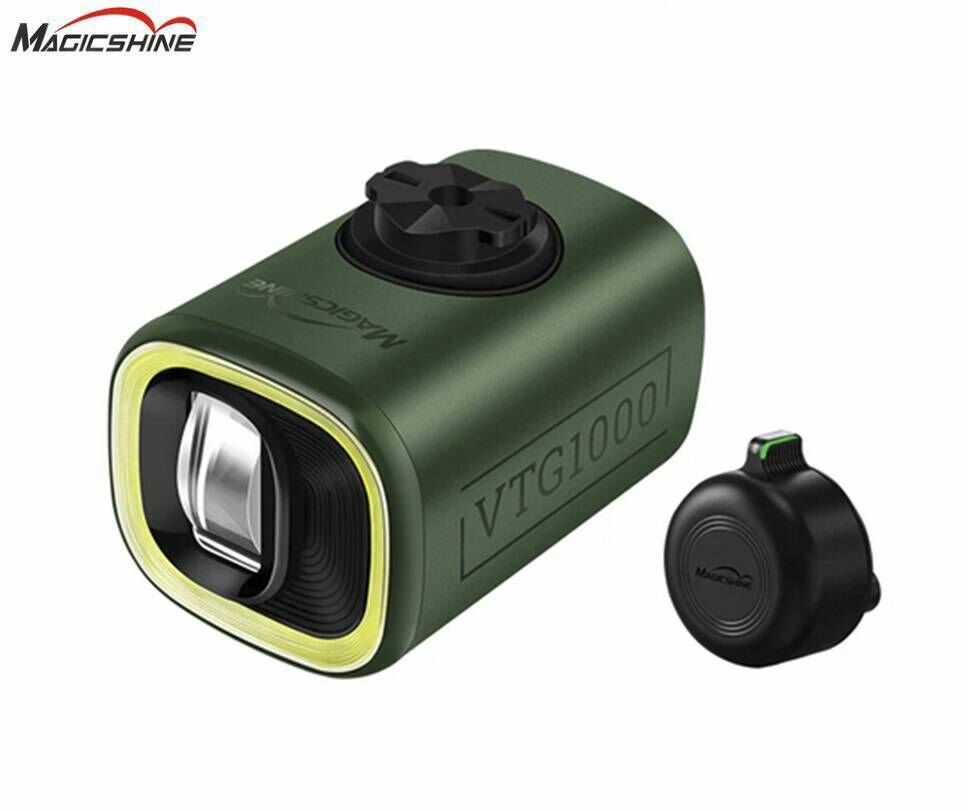 Велофонарь Magicshine VTG 1000 Racing Green, Li-ion 2200 mAh, 120 метров, 1000 люмен (Комплект)