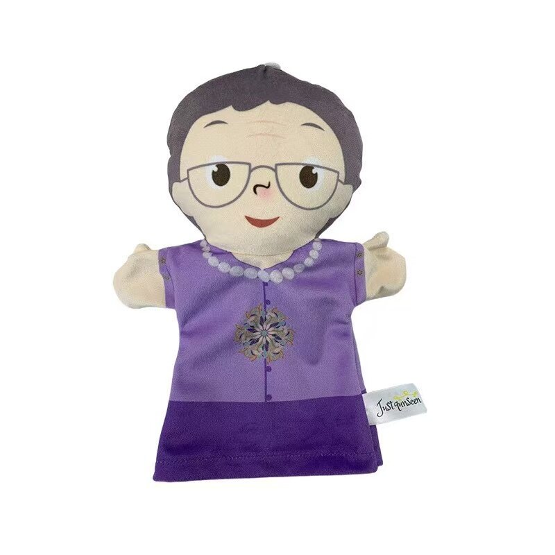 Большие плюшевые куклы-марионетки для всей семьи, для детского сада, ролевых игр, милые куклы с открытыми ртами, детские ролевые игры.