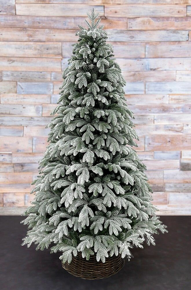 Искусственная елка полярная, заснеженная, хвоя - 100% РE, 215 см, Black Box 74635